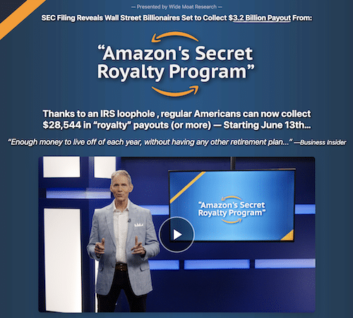 Brad Thomas’ “Amazon’s Secret Royalty Program” Stock Picks - Affiliate ...